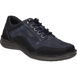 Josef Seibel Herren Schn&uuml;rschuh "Anvers 98, indigo-kombi", Gr. 41, blau, Obermaterial: 100% Rindsleder Leather cow., Schuhe