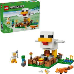 Lego Kinder Konstruktionsspielsteine "H&uuml;hnerfarm (21585), Lego Minecraft"bunt, Spielbausteine, Made in Europe