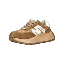 Steve Madden Damen Sneaker "Steve Madden Sneaker Veolurs/Textil/Synthetik", Gr. 40chestnut, Textil, Veloursleder, Schuhe