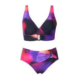 Ulla Popken Bikini female Purple size 50