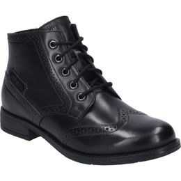 Josef Seibel Damen Stiefelette "Simona 08, schwarz", Gr. 38, schwarz, Obermaterial: 100% Rindsleder Leather cow., Schuhe