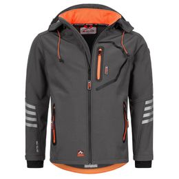Arctic Seven Funktionsjacke Herren Gr&ouml;&szlig;e XL anthrazit / orange / schwarz