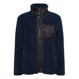 oxmo Damen Sweatjacke "Fleecejacke OXEllin", blau, Casual, Gr. L, Obermaterial: 100% Polyester PES., Jacken