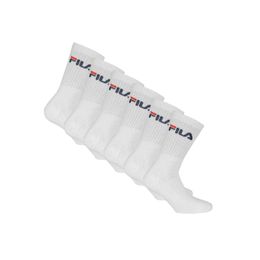 Fila Herren Kurzsocken "Socken 3er Pack", Gr. 35, wei&szlig;, Obermaterial: 70% Baumwolle CO. 29% Polyester PES. 1% Elasthan EL., Socken