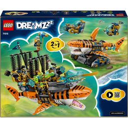 Lego Kinder Konstruktionsspielsteine "Tigerhai-Fahrzeug (71515), Lego DREAMZzz", bunt, Kunststoff, Spielbausteine, Made in Europe
