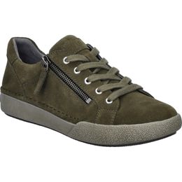Josef Seibel Damen Sneaker "Claire 13, moos", Gr. 36, gr&uuml;n, Obermaterial: 100% Rindsleder Leather cow., Schuhe