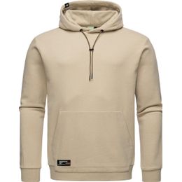Ragwear Herren Kapuzenpullover "Arrwen", beige, Basic, Gr. M, Sweatware, Material: 70% Baumwolle, 30% Polyester, Pullover, Gem&uuml;tlicher Herren Hoodie