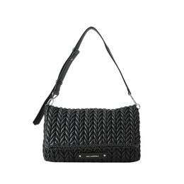 K by KARL LAGERFELD Karl Lagerfeld Schultertasche 'WEAVE' Damen Gr&ouml;&szlig;e One Size schwarz / silber