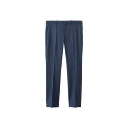 Mango Man Pleat-Front Pants 'Paris' male Blue size 48