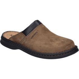 Josef Seibel Herren Clog "Max, castagne", Gr. 40, braun, Obermaterial: 100% Rindsleder Leather cow., Schuhe