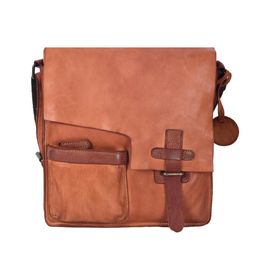 Harbour 2nd Herren Umh&auml;ngetasche "Juwil"cognac, Rindsleder, Taschen, Unisex Schultertasche, Businessbag mit RV-Innentasche