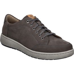 Josef Seibel Herren Sneaker "David 03, granit-kombi", Gr. 45, grau, Obermaterial: 100% Rindsleder Leather cow., Schuhe