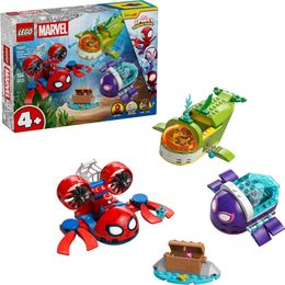 Lego Kinder Konstruktionsspielsteine "Spidey: Unterwasserfahrzeuge (11207), Lego Spidey"bunt, Kunststoff, Spielbausteine, Made in Europe