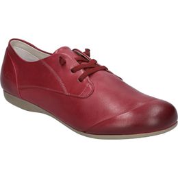 Josef Seibel Damen Schn&uuml;rschuh "Fiona 01, berry", Gr. 44, rot, Obermaterial: 100% Rindsleder Leather cow., Schuhe