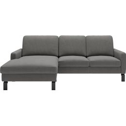 Ecksofa Home Affaire, B:224cm H:86cm T:164cmanthrazit, 100% Polyester, Wohnzimmer, Sofas, "Lecce, L-Form, Federkernpolsterung, Breite 224 cm", inkl.