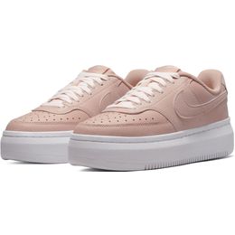 Nike Sportswear Damen Sneaker "W NIKE COURT VISION ALTA LTR", Gr. 40,5, pink, Leder, Schuhe, inspiriert vom Design des Nike Air Force