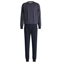 Calida Pyjama Herren Gr&ouml;&szlig;e M blau / schwarz