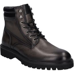 Josef Seibel Herren Stiefelette "Romed 01, asphalt-kombi", Gr. 41, grau, Obermaterial: 100% Rindsleder Leather cow., Schuhe