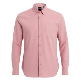 Ombre Button Up Shirt male Pink size S