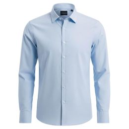 Ombre Button Up Shirt male Blue size M