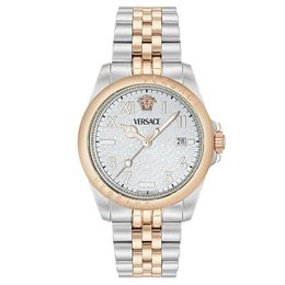 Versace Analog Watch female Gold size One Size