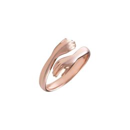 Vielring Ring 'Offener Umarmungsring Liebe' female Gold size 50-60