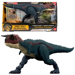Mattel Kinder Actionfigur "Jurassic World, Charge 'N Chomp Carnotaurus"bunt, Kunststoff, Spielfiguren, mit Bei&szlig;-Angriff und Br&uuml;llger&auml;usch