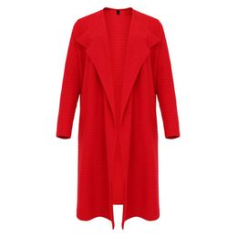 Yoek Knit Cardigan ' mit Langarm ' female Red size 54/56