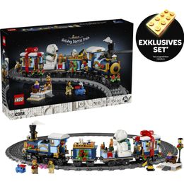 Lego Kinder Konstruktionsspielsteine "Weihnachtsexpress (10361), Lego Icons"bunt, Spielbausteine, Exklusives Set