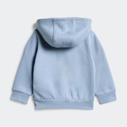 M&auml;dchen Trainingsanzug "HOODIE SET"tactile blau, Gr. 80, adidas originals, Obermaterial: 70% Baumwolle, 30% Polyester, Sportanz&uuml;ge