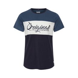 Blend Herren Rundhalsshirt "Rundhalsshirt BHNero", blau, Gr. M, Obermaterial: 100% Baumwolle CO., Shirts