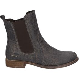 Josef Seibel Damen Stiefelette "Sienna 80, taupe", Gr. 42, grau, Obermaterial: 100% Rindsleder Leather cow., Schuhe