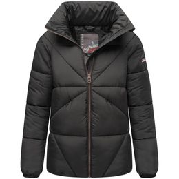 Navahoo Damen Steppjacke "Schokolinaa 14", schwarz, Gr. XS, Obermaterial: 100% Polyester; Innenfutter: 100% Polyester; Wattierung: 100% Polyester;