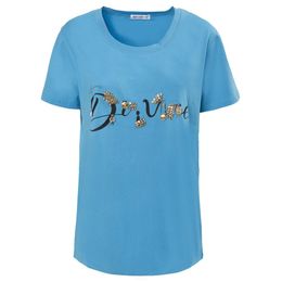 Influencer Shirt 'Dream' female Blue size M