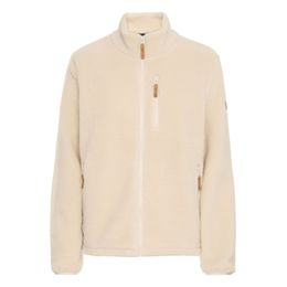 North Bend Damen Fleecejacke "Fleecejacke NBSamanta W", beige, Gr. 38, Obermaterial: 100% Polyester PES., Jacken