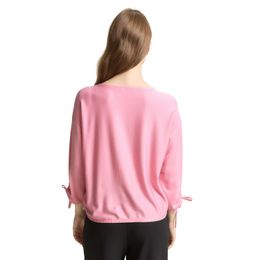 Damen 3/4-Arm-Shirtsmall tonal blush rose stripe, Gr. XXL, Tom Tailor Denim, gestreift, Single Jersey, Obermaterial: 58% Viskose, 38% Polyester, 4%