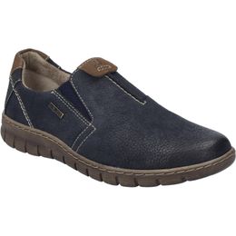Josef Seibel Damen Slipper "Steffi 65, ocean-kombi", Gr. 37, blau, Obermaterial: 100% Rindsleder Leather cow., Schuhe