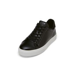Marc O'Polo MARC O'POLO Herren Sneaker "aus edlem Rindnappaleder", Gr. 45schwarz, Obermaterial: 100% Leder, Schuhe