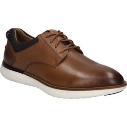 Josef Seibel Herren Schn&uuml;rschuh "Finley 03, cognac", Gr. 42, braun, Obermaterial: 80% Rindsleder Leather cow. 20% Textilmaterial TEXMAT., Schuhe