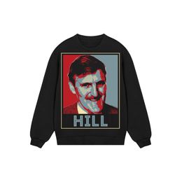 F4NT4STIC Sweatshirt 'TV Times Jimmy Hill Sports Presenter' male Black size XL
