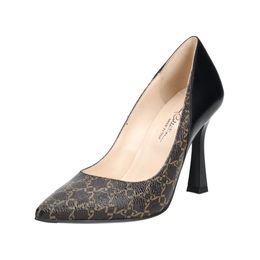 Nero Giardini Damen High-Heel-Pumps "Nero Giardini Pumps Leder/Textil", Gr. 38,5moro, Leder, Textil, Schuhe