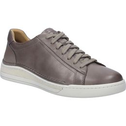 Josef Seibel Herren Sneaker "Cleve 02, asphalt", Gr. 44, grau, Obermaterial: 100% Rindsleder Leather cow., Schuhe