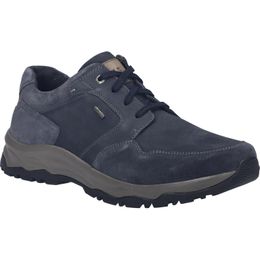 Josef Seibel Herren Schn&uuml;rschuh "Leroy 58, indigo-kombi", Gr. 47, blau, Obermaterial: 100% Rindsleder Leather cow., Schuhe