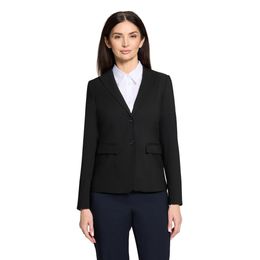 Betty Barclay Damen Kurzblazer "Damen langarm", schwarz, Gr. 44, Obermaterial: 86% Polyester, 14% Elasthan; Futter: 100% Polyester, Blazer, Form