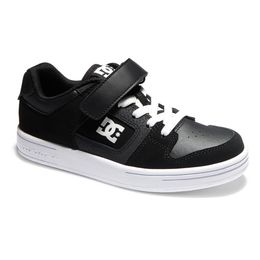 DC Shoes Kinder Sneaker "Manteca 4 V", Gr. 13, schwarz-wei&szlig;, 51% Leder, 49% Synthetikmaterial, Schuhe