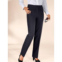 COME ON Damen Webhose, blau, Gr. 20, unifarben, 53% Polyester, 43% Schurwolle, 4% Elasthan, Hosen