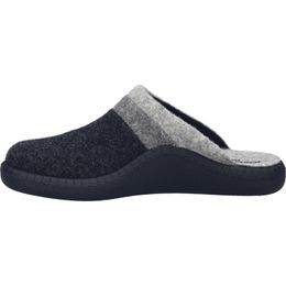 Josef Seibel Damen Hausschuh "Monaco D 06, titan-multi", Gr. 42, grau, Obermaterial: 100% Textilmaterial TEXMAT., Schuhe