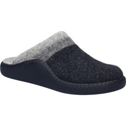 Josef Seibel Damen Hausschuh "Monaco D 06, titan-multi", Gr. 44, grau, Obermaterial: 100% Textilmaterial TEXMAT., Schuhe