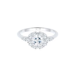 Elli Premium Damen Verlobungsring "Verlobungsring Zirkonia Wei&szlig; 925 Sterling Silber", 52mm, Silber 925 (Sterlingsilber), 1mm, silber, Silber 925