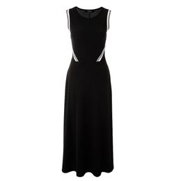 Aniston CASUAL Kleid Damen Gr&ouml;&szlig;e 42 schwarz / wei&szlig; Winterkleid